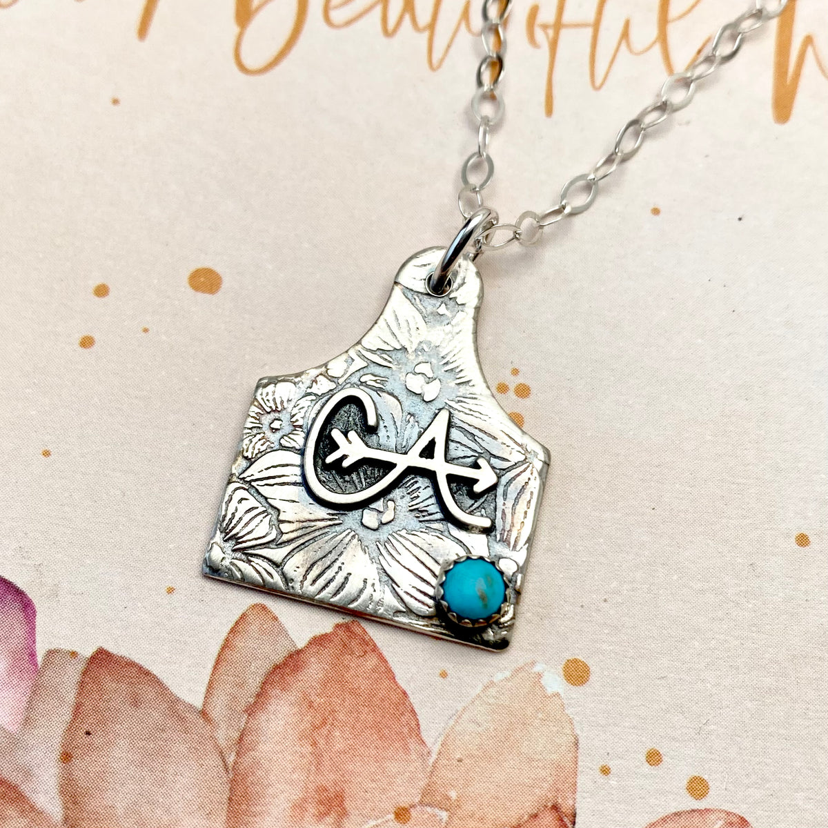 Personalized Cattle tag Necklace – Pintody